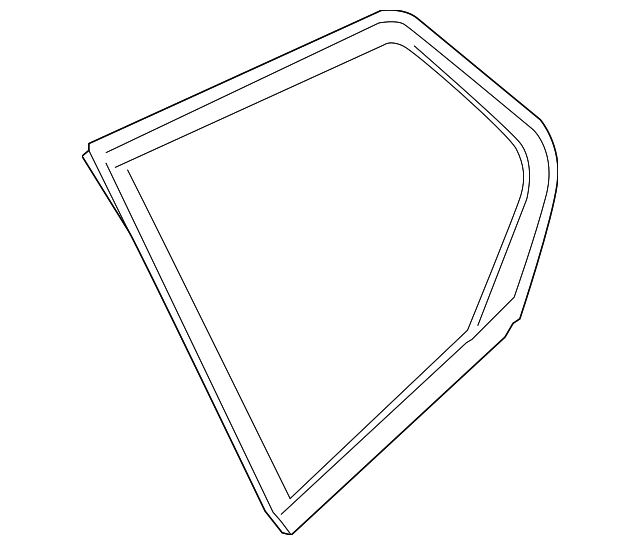 Genuine BMW 51-37-7-205-628 | Quarter Glass | FREE Shipping on Most ...