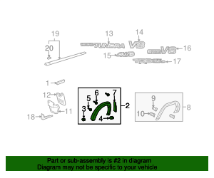 75874-0C904 - Wheel Flare - 2000-2006 Toyota Tundra | Sparks Parts