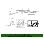 Toyota Wheel Opening Molding 75088-0C010 | Auto Parts