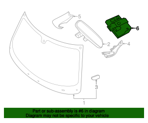 2015-2021 Mopar Rain Sensor 68194700AB | TascaParts.com