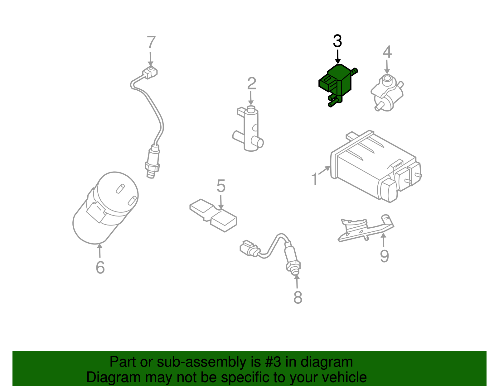 2005-2010 Infiniti Control Valve 14930-CD70A | OEM Parts Online