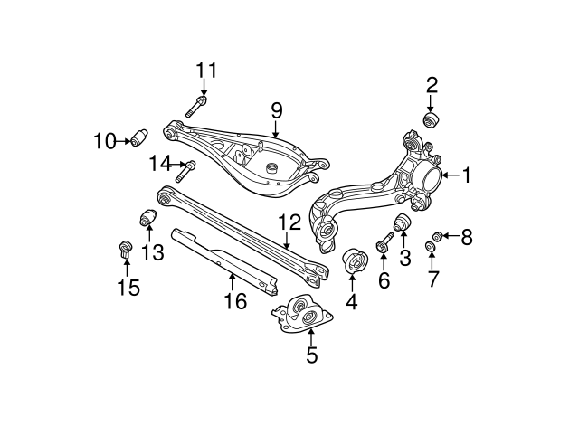 33-32-6-770-786 - Trailing Arm Bushing - 1992-2010 BMW | Buy BMW Parts Now