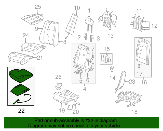 8J0-898-522-H - Repair Kit 2008-2010 Audi | Audi OEM Parts