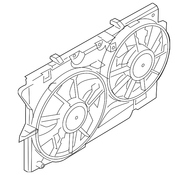 2013-2019 Ford Fan Assembly DB5Z-8C607-D | Varsity Ford