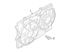 2013-2019 Ford Fan Assembly DB5Z-8C607-D | Varsity Ford