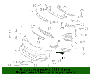 971-807-878-F-041 - Bumper Trim 2017-2023 Porsche Panamera | AutoNation ...