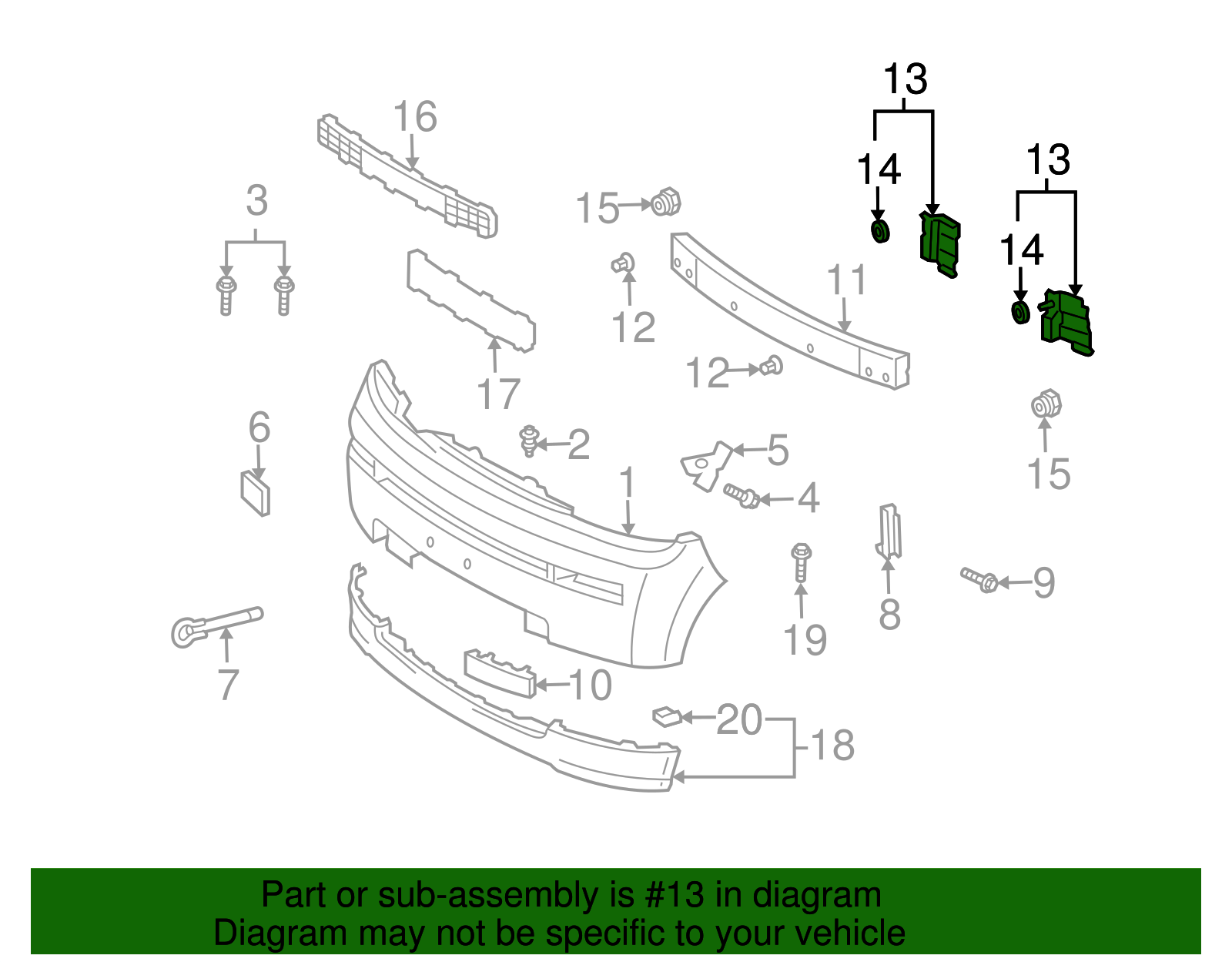 2004-2006 Scion xB 2004-2006 Scion xB - Mount Bracket 52144-52100 ...