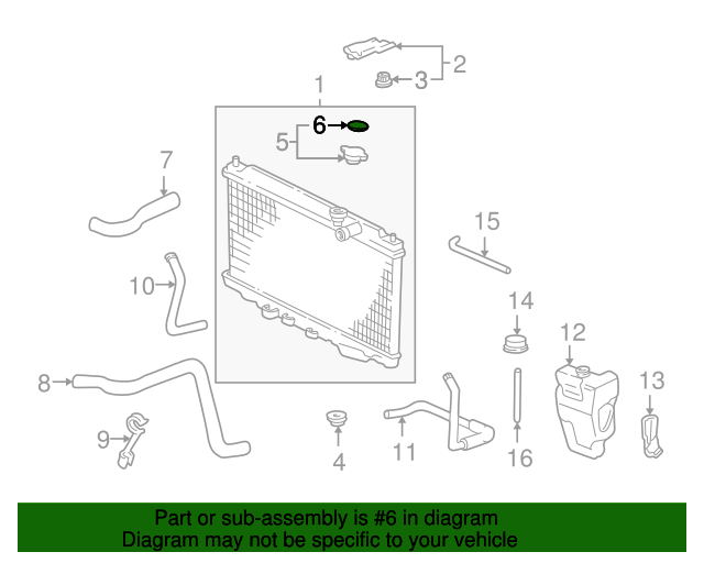 1992-2006 Acura Label, Radiator Cap 19046-PAA-A00 | OEM Parts Online