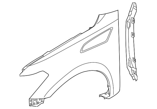 2018-2020 Infiniti QX80 Fender 63101-6GW0A | Faulkner Infiniti of ...