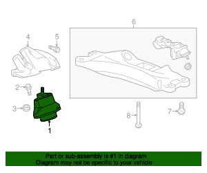 84122579 GM Driver Side Engine Mount | GM Parts Store