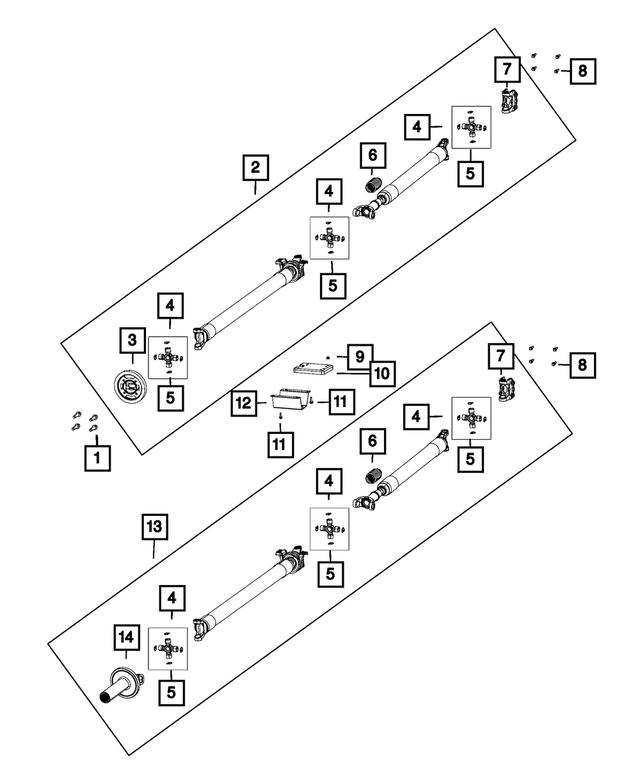 2013-2018 Ram U-Joint Kit 68206321AC | Mopar eStore