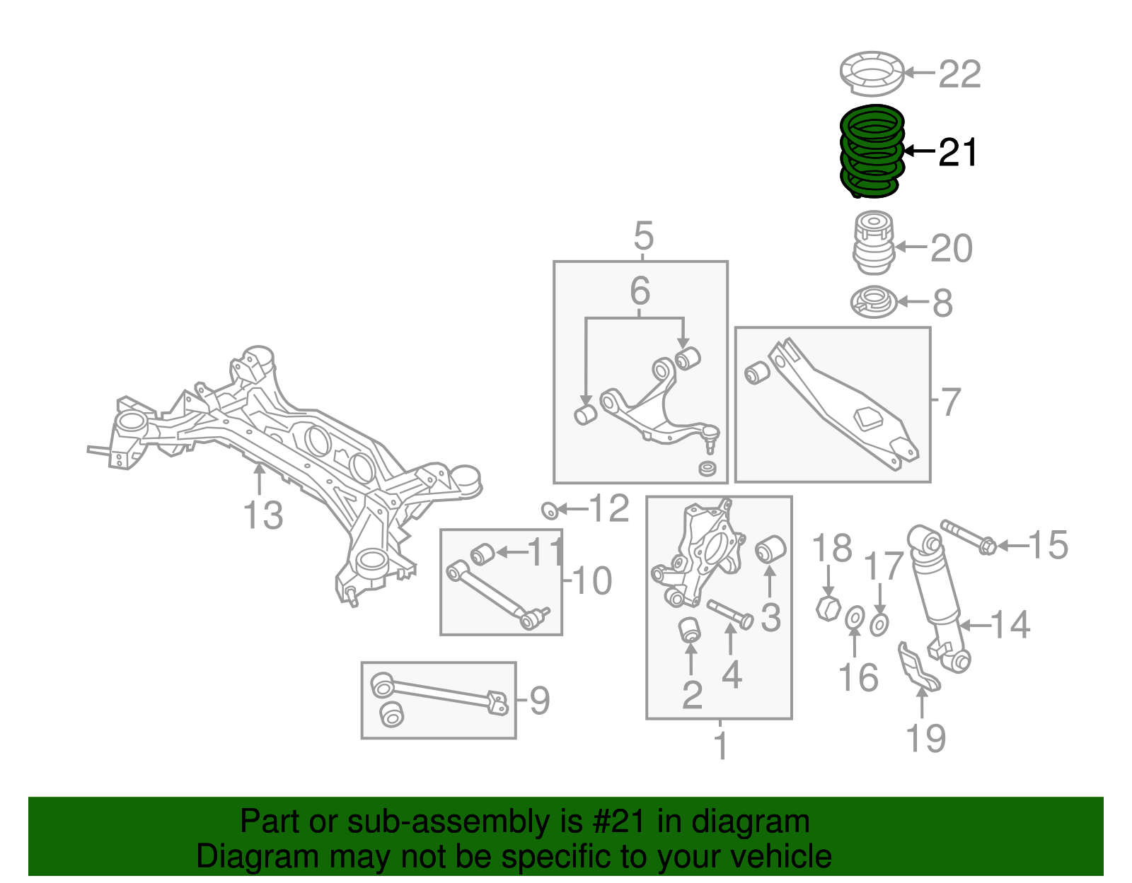 55330-1U300 - Coil Spring 2011-2013 Kia Sorento | Kia.Parts Store