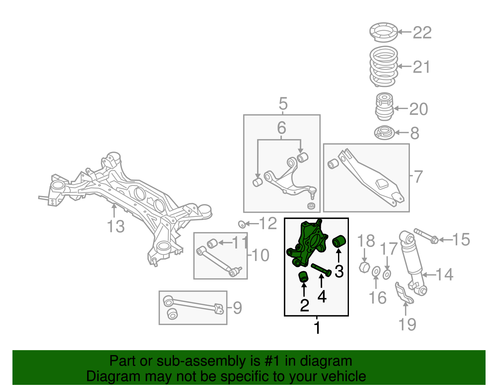 52720-2P000 - Knuckle 2011-2013 Kia Sorento | Kia.Parts Store