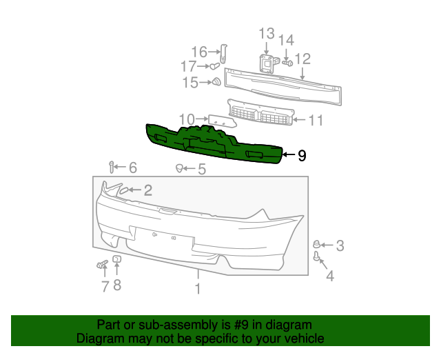 2003-2006 Hyundai Tiburon Energy Absorber 86620-2C000 | QuirkParts