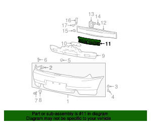 2003-2006 Hyundai Tiburon Center Cover 86618-2C000 | OEM Parts Online
