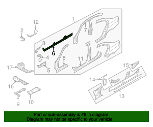 2006-2012 BMW Exterior right entrance 41-00-8-045-846 | AutoNationParts.com