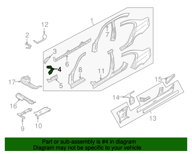 Genuine BMW 41-21-7-145-355 | Upper Rail Center Bracket | FREE Shipping ...