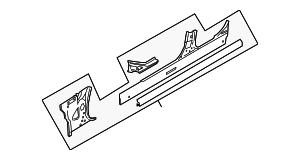 41117145337 - 2006-2011 BMW Inner Rocker (41-11-7-145-337) | BMW of ...