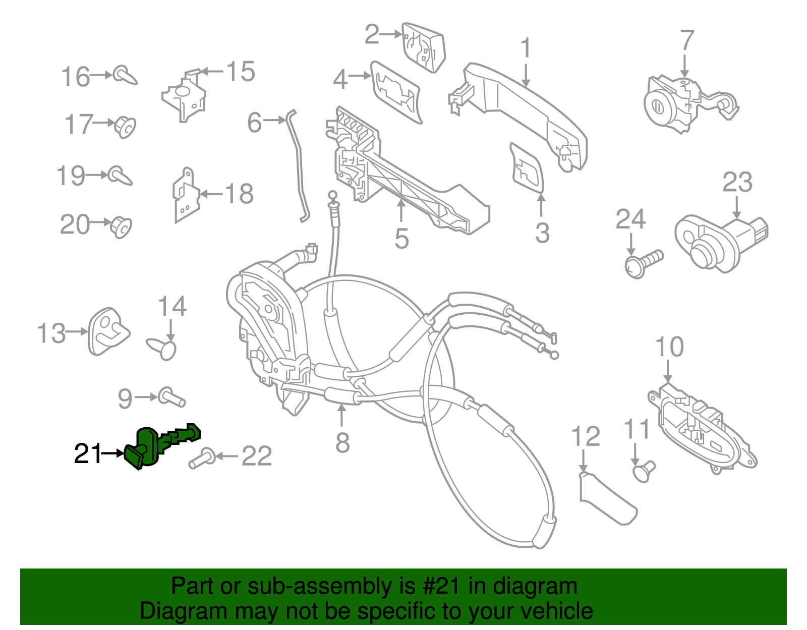 2016-2019 Nissan Door Check 80430-EZ00A | Ziegler Nissan of Orland Park