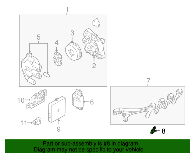 1992-2007 Mitsubishi Spark Plug MS851357 | Mitsubishi Parts Warehouse ...
