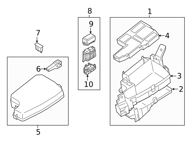 2018-2020 Mazda 6 Fuse And Relay Center GBVL-66-750 | TascaParts.com