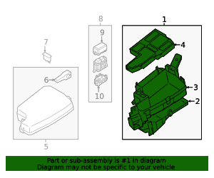 GBVL-66-750 - Relay & Fuse Plt - 2018-2021 Mazda 6 | Mazda Swag
