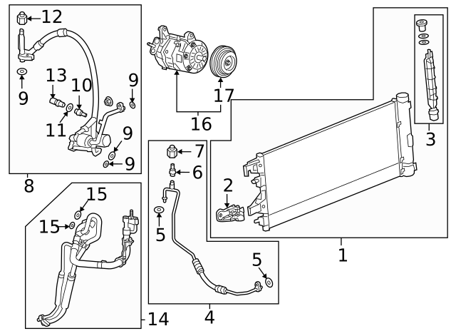 2023-2024 GM A/C Compressor 85613158 | GM Parts Center