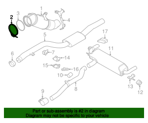 18328612537 - 2016-2022 BMW Turbocharger Clamp (18-32-8-612-537) | BMW ...