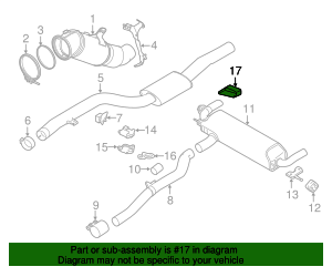 2017-2023 BMW | Tailpipe Extension | 18308631961 | BMW OEM Parts Store
