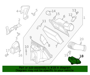 LC3Z-9C675-A - Air Inlet Tube 2020-2024 Ford | Big 3 Auto Parts