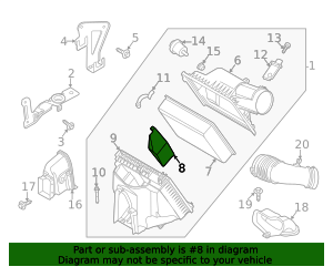 LC3Z-9601-C - Air Filter 2020-2024 Ford | AutoNationParts.com