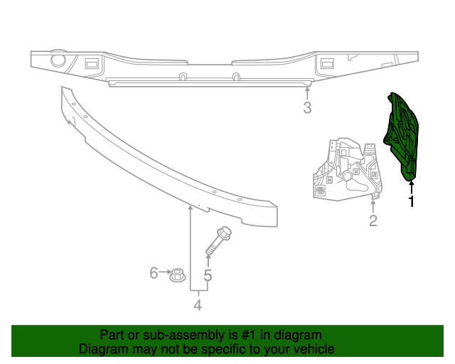 31425161 - Side Bracket - 2018-2020 Volvo XC60 | Volvo OEM Parts Direct