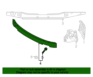2018-2020 Volvo XC60 Impact Bar 32277367 | TascaParts.com
