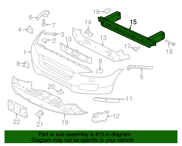 Jaguar OEM Impact Bar Part# T2H41239 | OEM Vehicle Parts