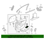 205-760-02-00-64-9051 - Internal Actuation 2015-2020 Mercedes-Benz ...