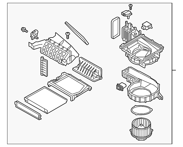2020-2022 Genesis G90 Blower Unit 97100-D2100 | OEM Parts Online