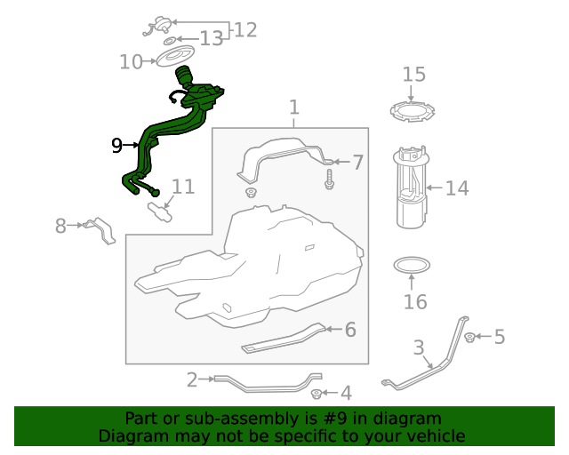 2019-2023 Mercedes-Benz Filler Neck 463-470-94-00 | MB OEM Parts