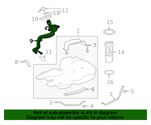 2019-2023 Mercedes-Benz Filler Neck 463-470-94-00 | MB OEM Parts