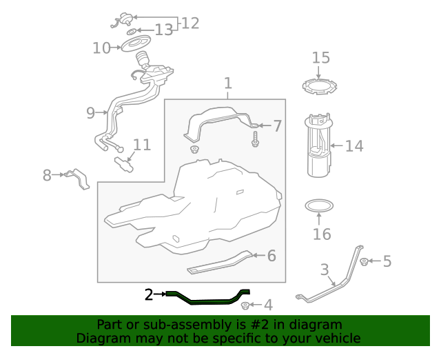 463-470-61-00 - Tank Strap 2019-2021 Mercedes-Benz | Mercedes-Benz USA ...