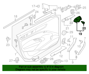 2005-2021 Volkswagen OEM NEW 2005-2019 VW Volkswagen CC Interior Door ...