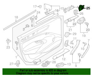 2012-2018 Volkswagen Passat Mirror Switch 561-959-565-C-XSH | OEM Parts ...