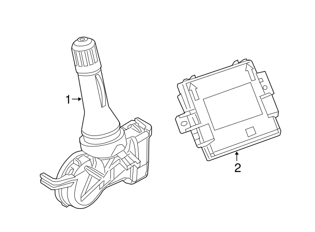 2016-2021 Mopar Tire Pressure Monitoring System Sensor 68313387AC ...