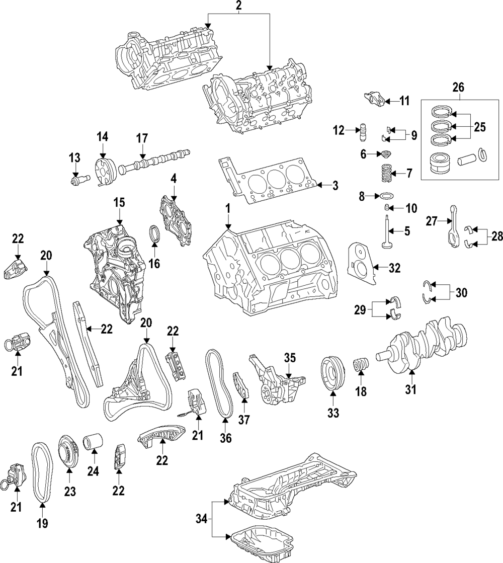 276-050-53-01 - Camshaft Mercedes-Benz USA Parts