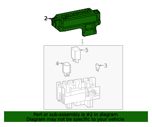 2020-2021 GM Accessory Wiring Junction Block Cover 84613102 ...
