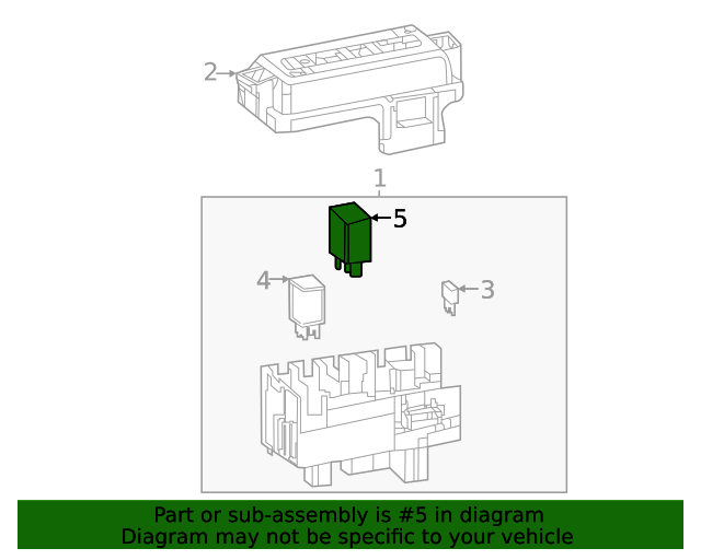 2020-2024 GM Multi-Purpose Relay 13592144 | OEM Parts Online