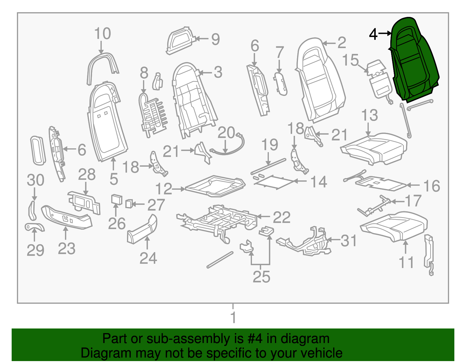 2005-2006 Chevrolet SSR Cover 89045014 GM | GMPartsDirect.com