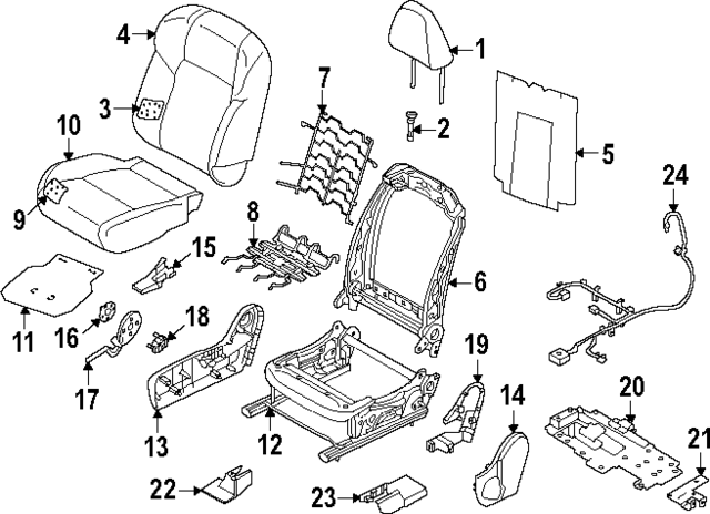 2022-2024 Nissan Pathfinder Track Cover 87509-6SA0A | Temecula Nissan Parts