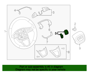 4M0-951-523-D-5PR - Shift Paddle 2017-2023 Audi | Audi OEM Parts