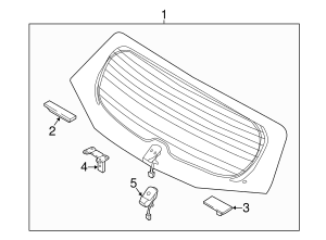 2017-2021 Kia Rear Camera 95760-G5000 | GetOEMParts.com