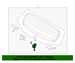 2017-2021 Kia Rear Camera 95760-G5000 | GetOEMParts.com
